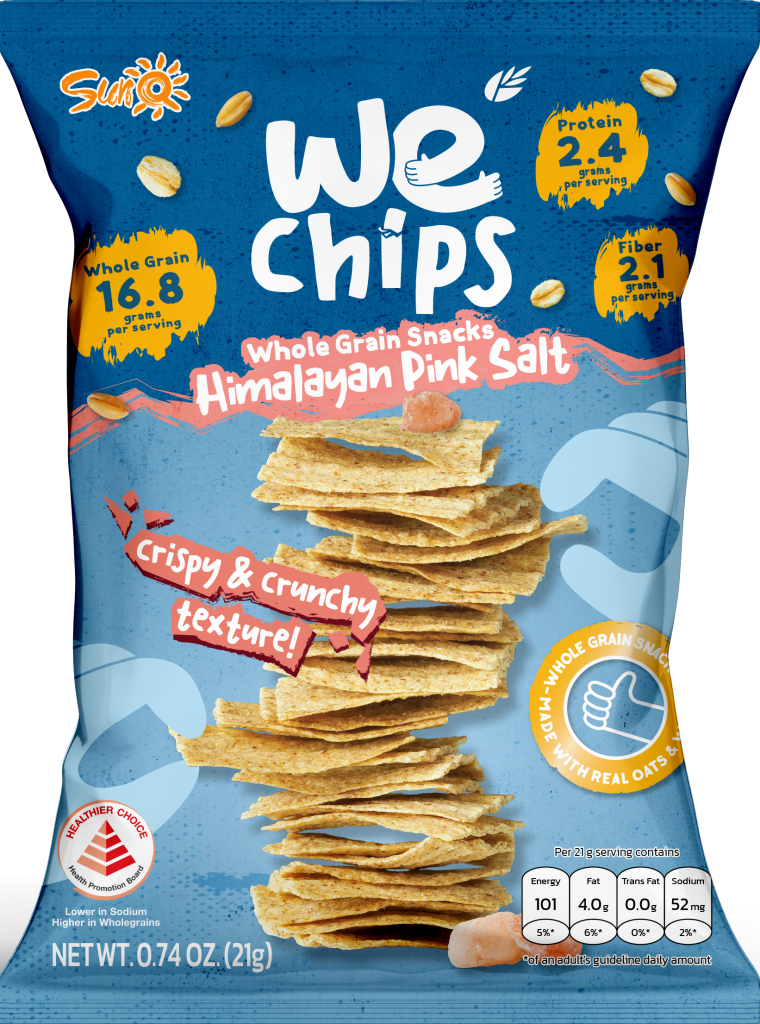We Chips Whole Grain Snacks (Himalayan Pink Salt) | Sg Gryphon Pte Ltd