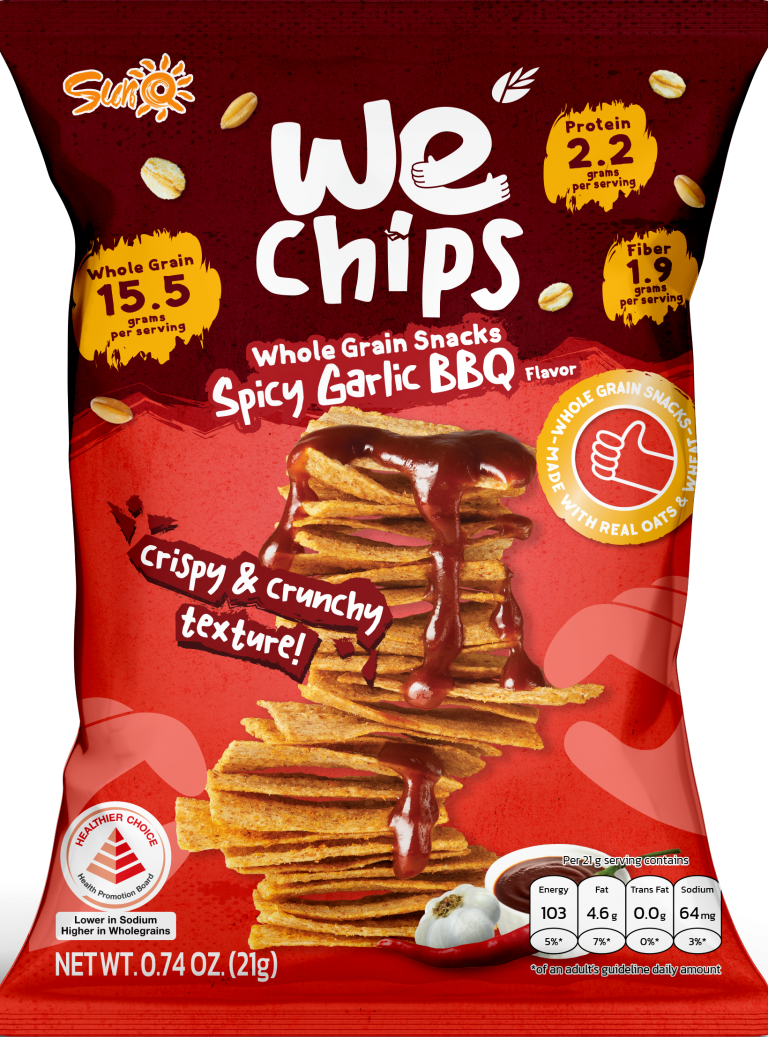 We Chips Whole Grain Snacks (Spicy Garlic Bbq) | Sg Gryphon Pte Ltd